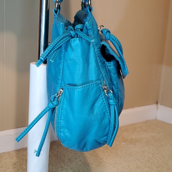 Gal | Bags | Gal Turquoise Pebbled Leather Purse | Poshmark